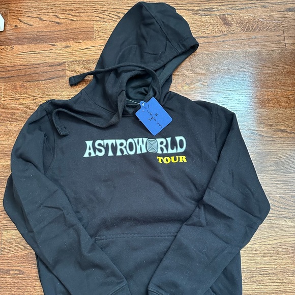 Travis Scott | Shirts | Astroworld Hoodie Black | Poshmark